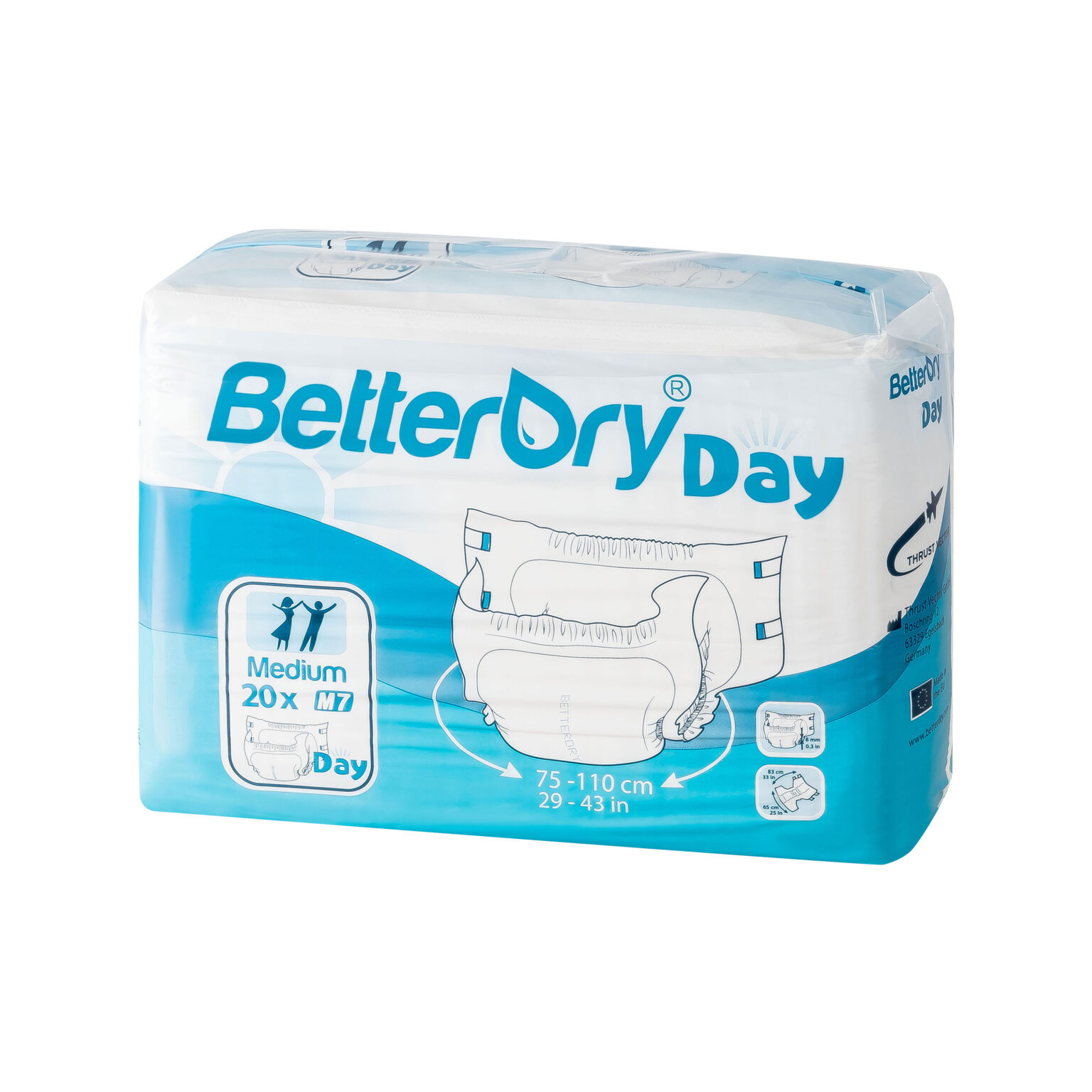 BetterDry Day M7 - eignet sich für schwere bis schwerste ...